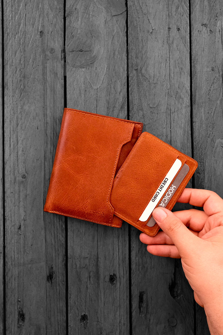 Modica Oregon - Kanguru Bölmeli Hakiki Deri Erkek Cüzdan – Modica Deri